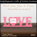 Second Life Marketplace - LadyMs Mesh Love Sign & Frame - Pink 1