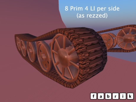 Second Life Marketplace - Tank Bogies and Wheels Full Perm Builders Edition
