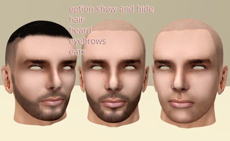 Second Life Marketplace - CA:: Klaus Alpha Male mesh-head 1.0 - demo