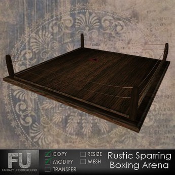 Second Life Marketplace - Rustic Sparring Boxing Arena