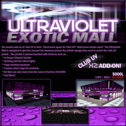 Second Life Marketplace - Club UV Exotic Mall