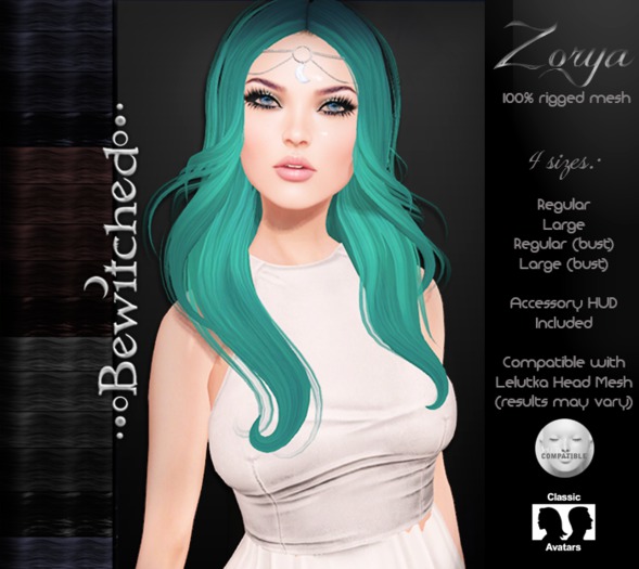 Second Life Marketplace - Bewitched ~ Zorya ~ (blacks)