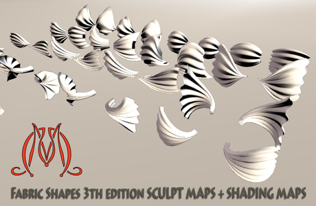 Second Life Marketplace - Fabric Shapes 3th edition FULL PERM SCULPT ...