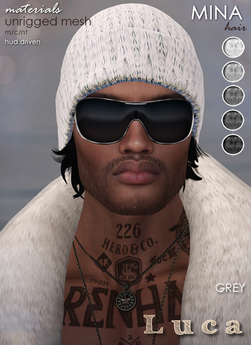 Second Life Marketplace - MINA - Luca - Grey