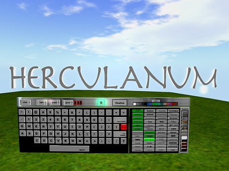 Second Life Marketplace - Herculanum font for meshType