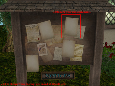 Second Life Marketplace - {LORE} Notice Board