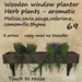 Second Life Marketplace - MaMia-BOX Window planter herb plants - aromatic