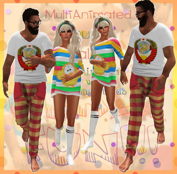 Second Life Marketplace - ANTI-COVID sale! ***CrazyFun Couple Walker ...