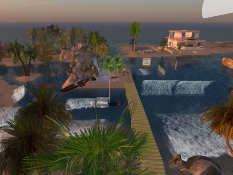Second Life Marketplace - Ocean waves + sculpted seafoam and backwash ...
