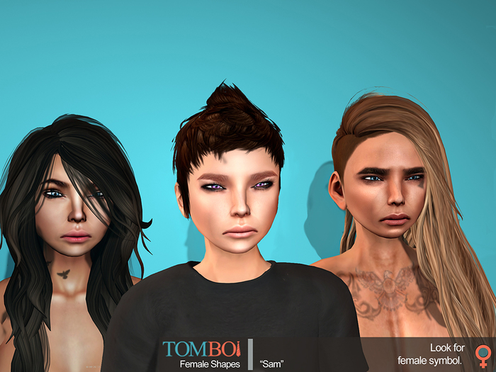 Second Life Marketplace - [ tomboi ] Shapes - Female - Sam