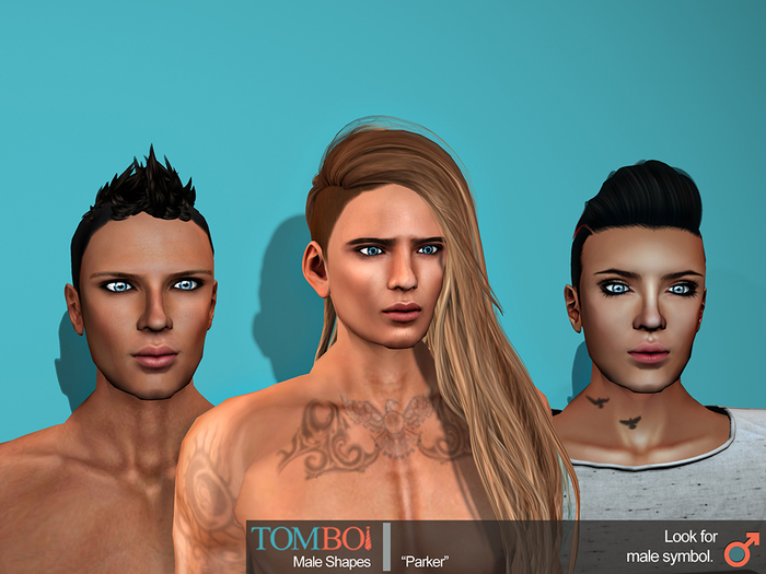 Second Life Marketplace - [ tomboi ] Shapes - Male - Parker