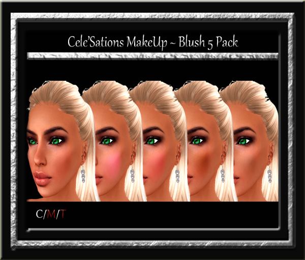 Second Life Marketplace - Cele'Sations Make-Up Blush 5 Pk