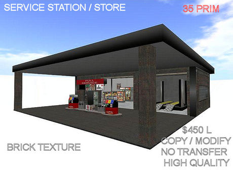 Second Life Marketplace - SERVICE STATION / STORE