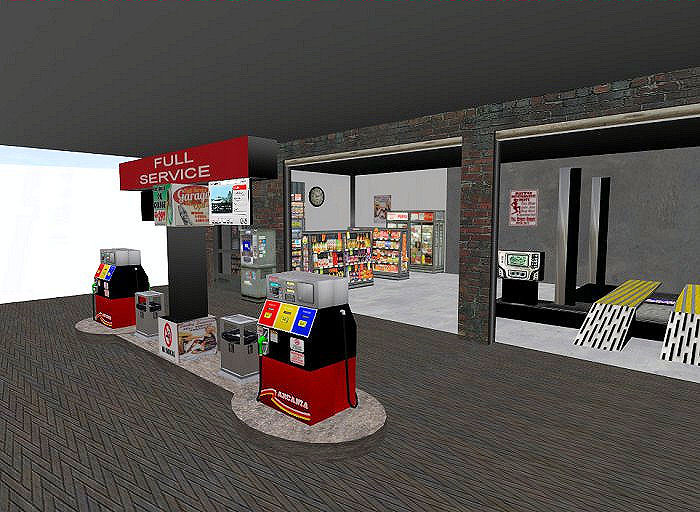 Second Life Marketplace - SERVICE STATION / STORE