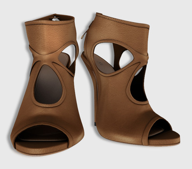 Second Life Marketplace - [DDL] Freak (Brown) (Leather) For Slink High Feet