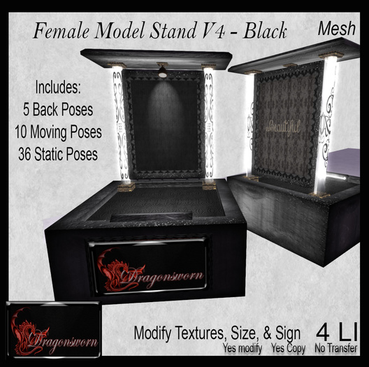 Second Life Marketplace - Female Model Stand V4
