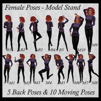 Second Life Marketplace - Female Model Stand V4