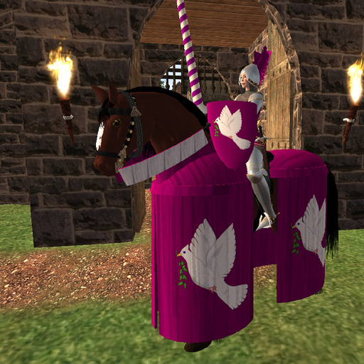 Second Life Marketplace - Medieval knight: The Knight of the Dove (female) - full set