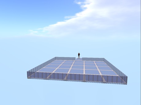Second Life Marketplace - glass Skydiving Platform - Mesh