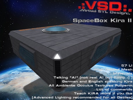 Second Life Marketplace - .:VSD:. SpaceBox Kira II