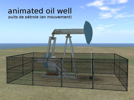 Second Life Marketplace - Animated_Oil_Well(C)