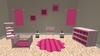 Second Life Marketplace - Little Moon Pink Love Bedroom 12 Piece Set