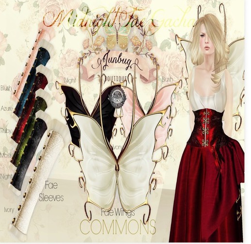 Second Life Marketplace - *{Junbug}* Fae Wings [Blush]