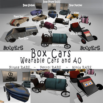 Second Life Marketplace - Box Car Ninja RARE