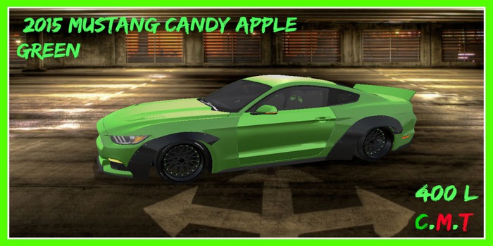 Second Life Marketplace - (OCSS) 2015 Stang Candy Apple Green