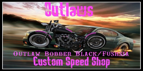 Second Life Marketplace - (OCSS) Outlaw Bobber Black/Fushsia