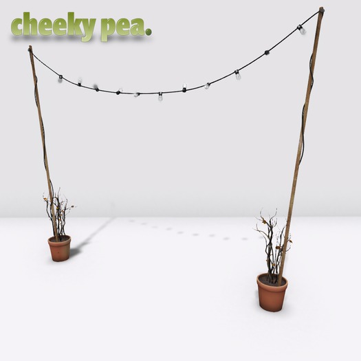 Second Life Marketplace - :CP: Autumn Potted Light Posts