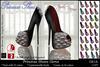 Second Life Marketplace - fR* Princesa Shoes GEMS , women shoes mesh, slink