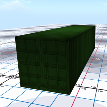 Second Life Marketplace - Green Opening Container