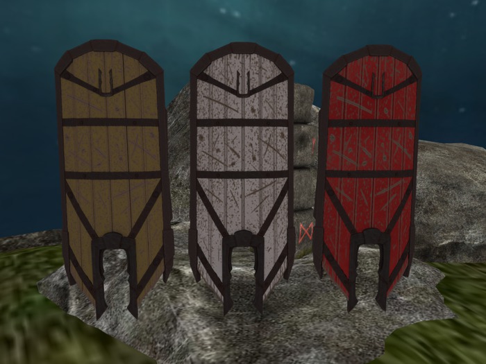Second Life Marketplace - ~/Ethos/~ Battered Tower Shield (FatPack)