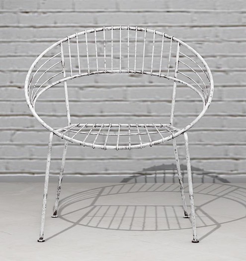 Second Life Marketplace - The Loft - Round Wire Chair White