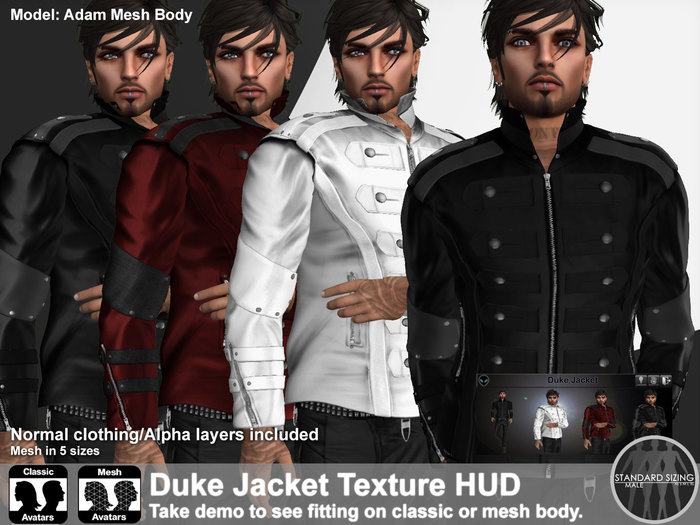 Second Life Marketplace - Duke Texture HUD ***PROMO***