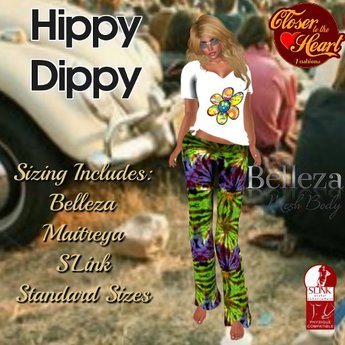 Second Life Marketplace - Hippy Dippy Outfit***