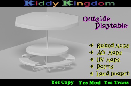 Second Life Marketplace - (KK) Outside Play Table