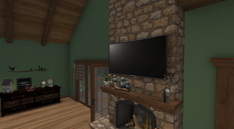 Second Life Marketplace - [UG MESH] DAE WALL MOUNTED CURVE TV