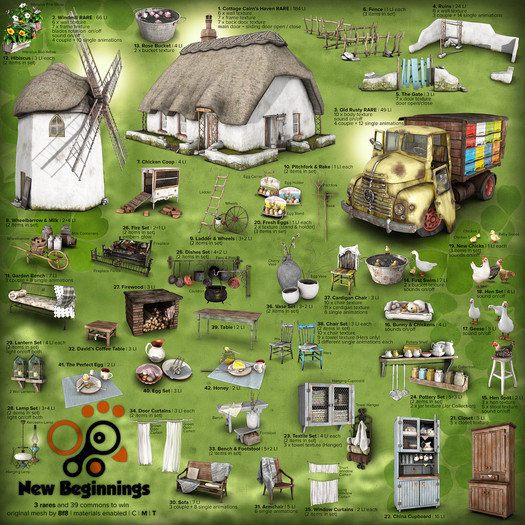Second Life Marketplace - 10 - 8f8 - New Beginnings - Pitchfork & Rake Bag