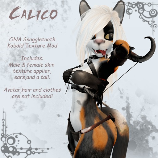 Second Life Marketplace - Kemono Island - Calico Cat Vlekkie ... Second Life Marketplace - Kemono Island - Calico Cat Vlekkie ...