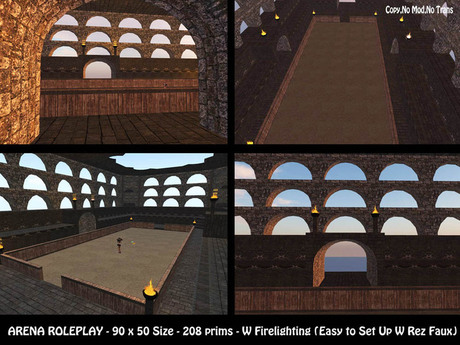 Second Life Marketplace - ARENA - ROLEPLAY FIGHT - ARENA BUILD
