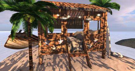 Second Life Marketplace - .:M.LAW:. Maui House Bed BOX*newupdate