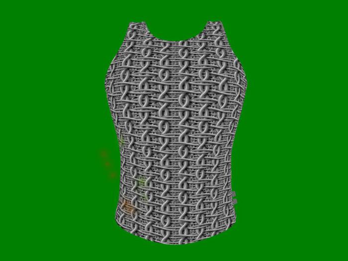 Second Life Marketplace - Twisted Metal Tank Top (Mesh)
