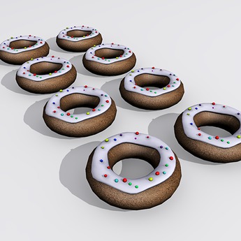 Second Life Marketplace - MESH Glazed Donut