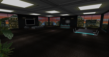 Second Life Marketplace - The NYC Office - Skybox *Furnished" MESH