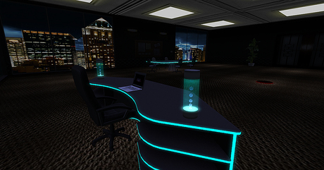 Second Life Marketplace - The NYC Office - Skybox *Furnished" MESH
