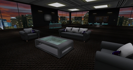 Second Life Marketplace - The NYC Office - Skybox *Furnished" MESH