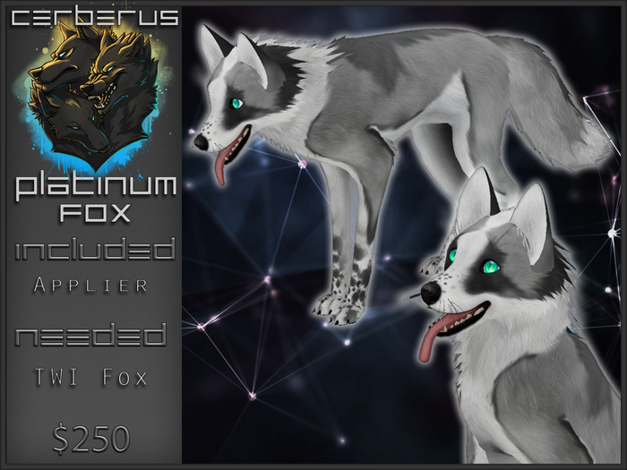 Second Life Marketplace - [CERBERUS] TWI Fox - Platinum