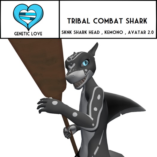 Second Life Marketplace - GeneticLove's - Tropical combat shark (SKNK ...